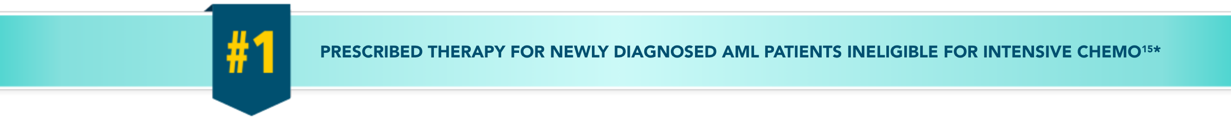 AML First Line Ineligible for Intensive Chemo Treatment